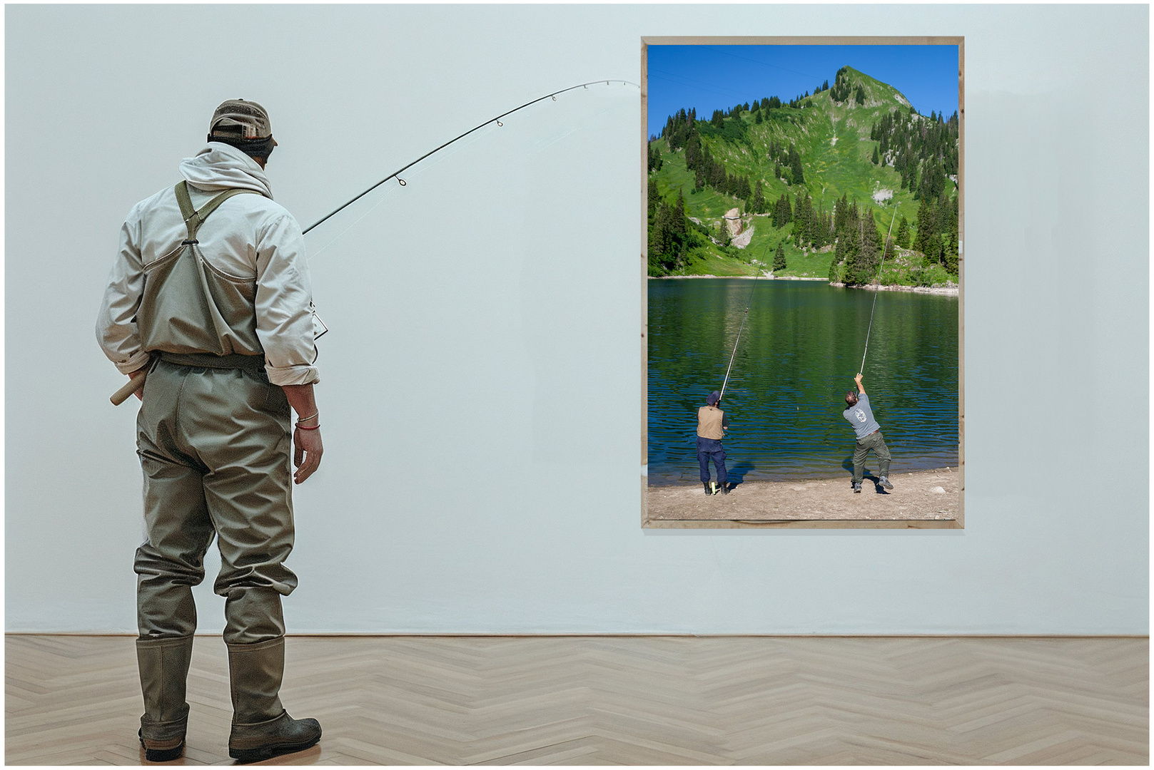 Fischen Foto & Bild | ki - montagen, ki - menschen, composing Bilder auf fotocommunity