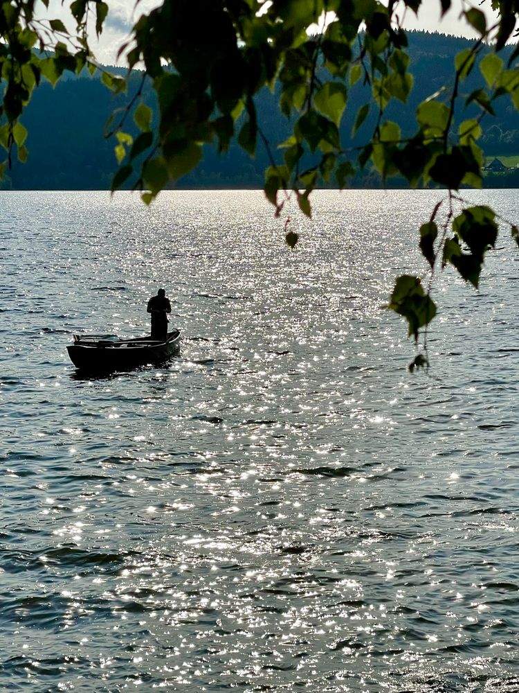 Fischer und die See im Abendlicht Foto & Bild | landschaft, bach, fluss & see, outdoor Bilder ...