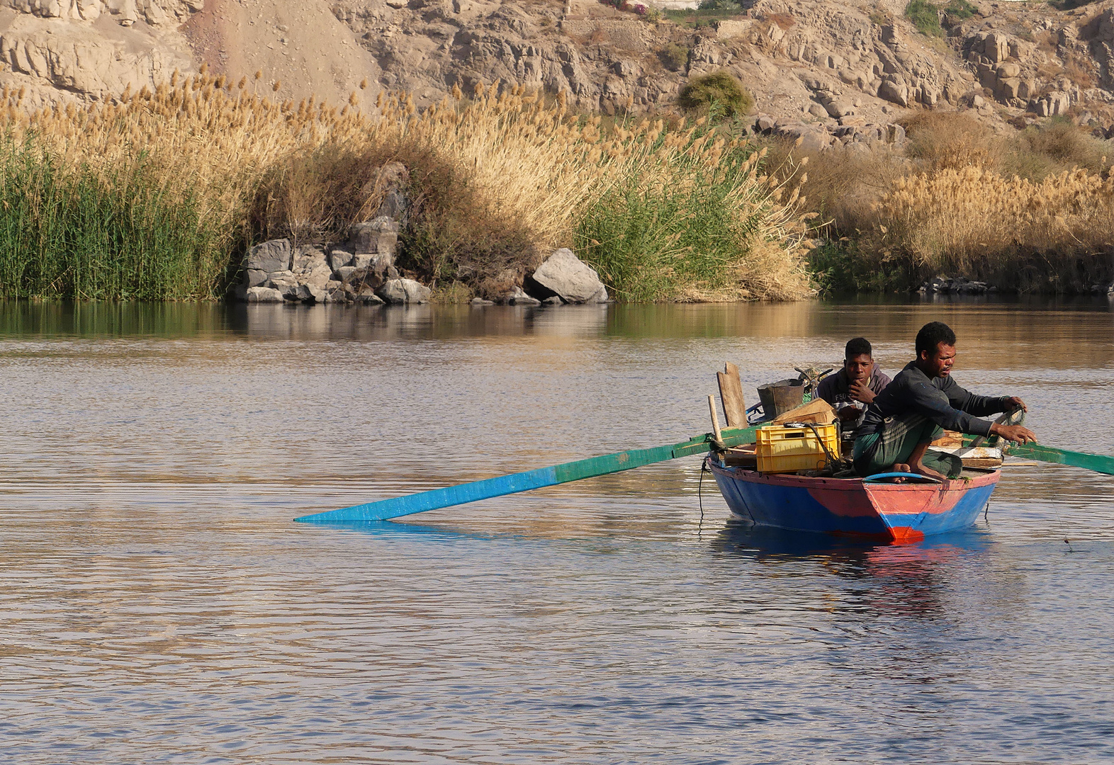 Fischfang im Naturschutzgebiet Foto & Bild | africa, egypt, north ...