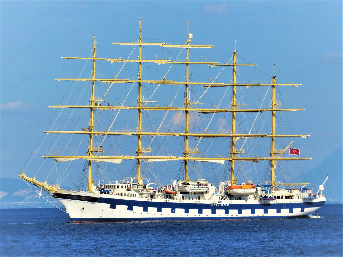 Five-masted sailing ship (Amalfi Coast) Foto & Bild | urlaub, fotos ...