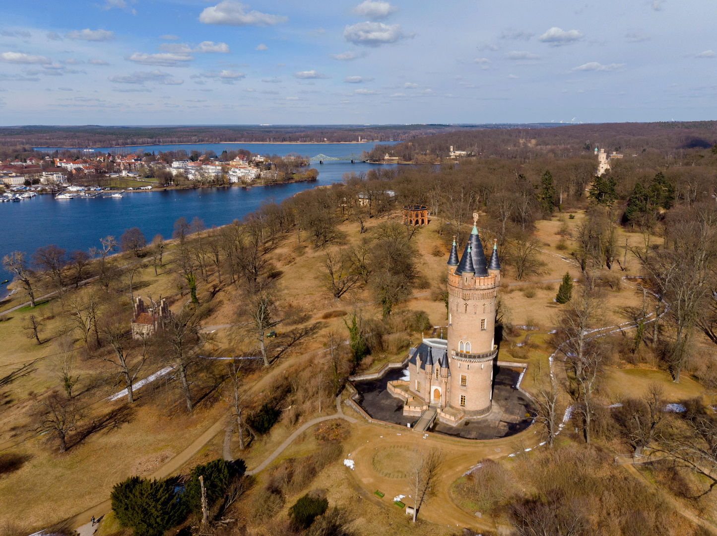 Flatowturm - Park Babelsberg - Potsdam Foto & Bild | park, landschaft ...