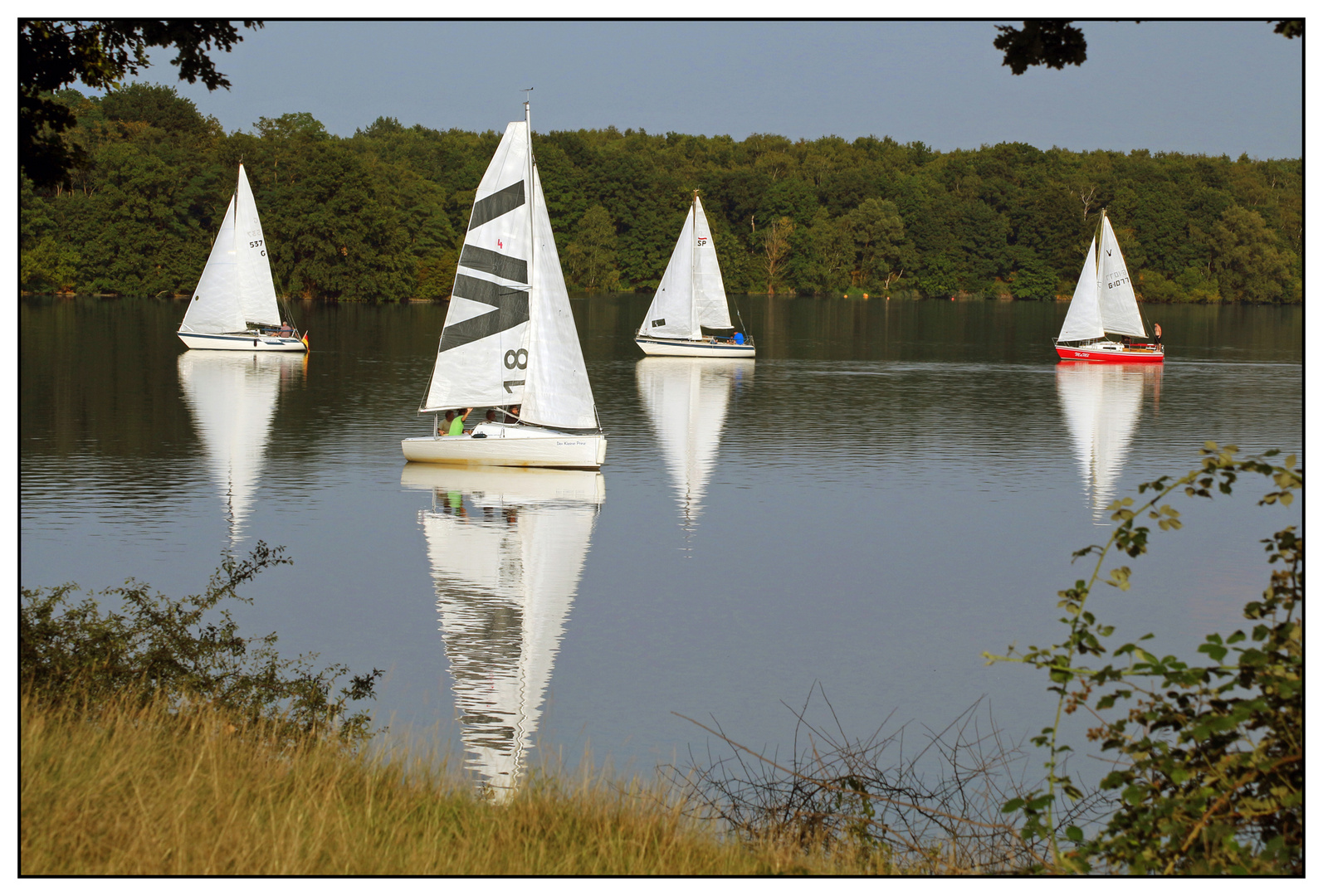 Flaute Foto & Bild | sport, spiegelung, stausee Bilder auf fotocommunity