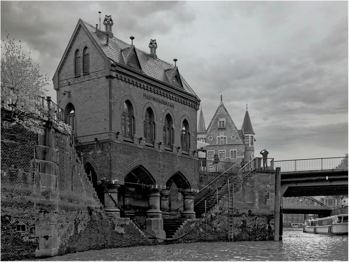 Fleetschlösschen Foto & Bild | world, monochrome, deutschland Bilder auf fotocommunity