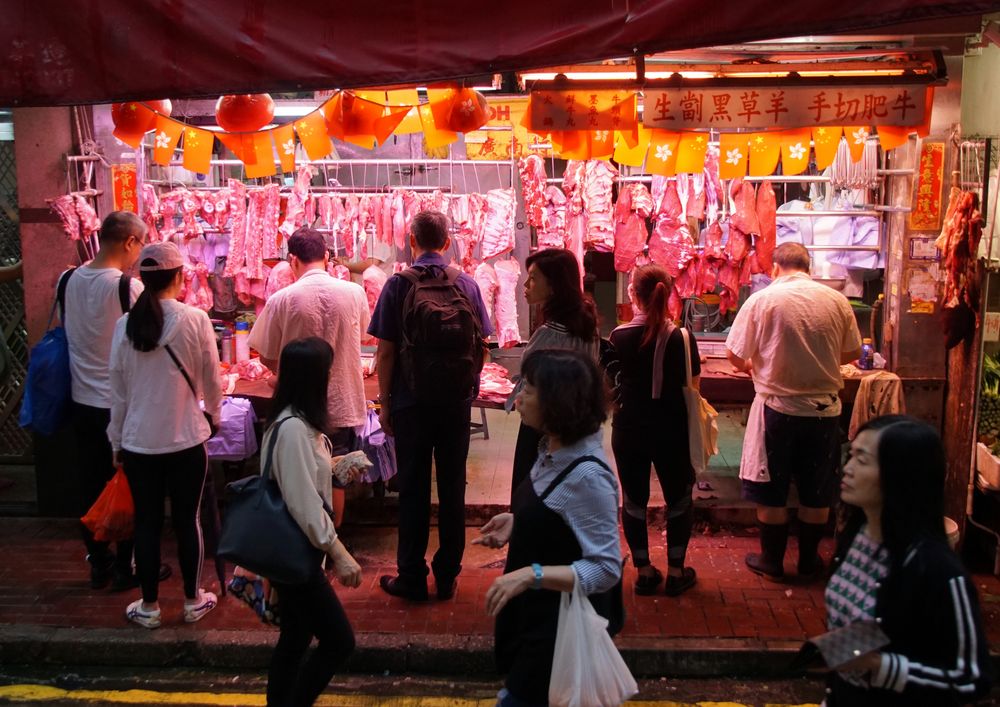 Fleischbeschau Foto & Bild | asia, china, stillleben Bilder auf ...