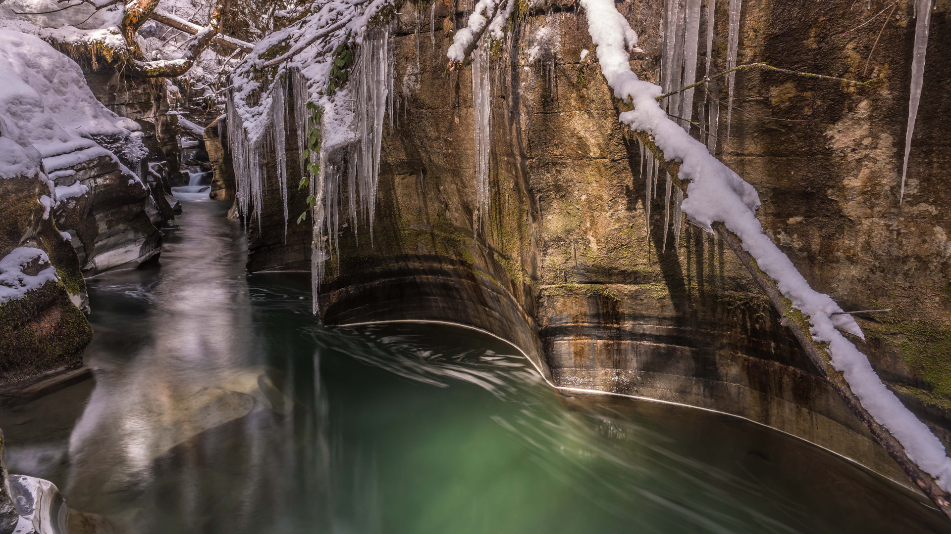 fliessend. . . Foto & Bild | fotos, winter, natur Bilder auf fotocommunity