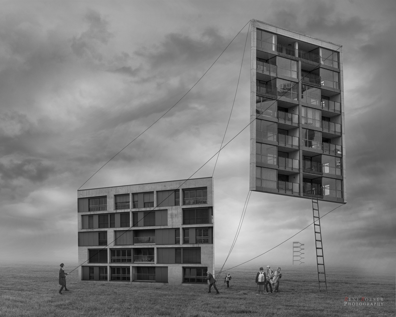 Floating buildings Foto & Bild | fotomontage, surreal, composing Bilder ...