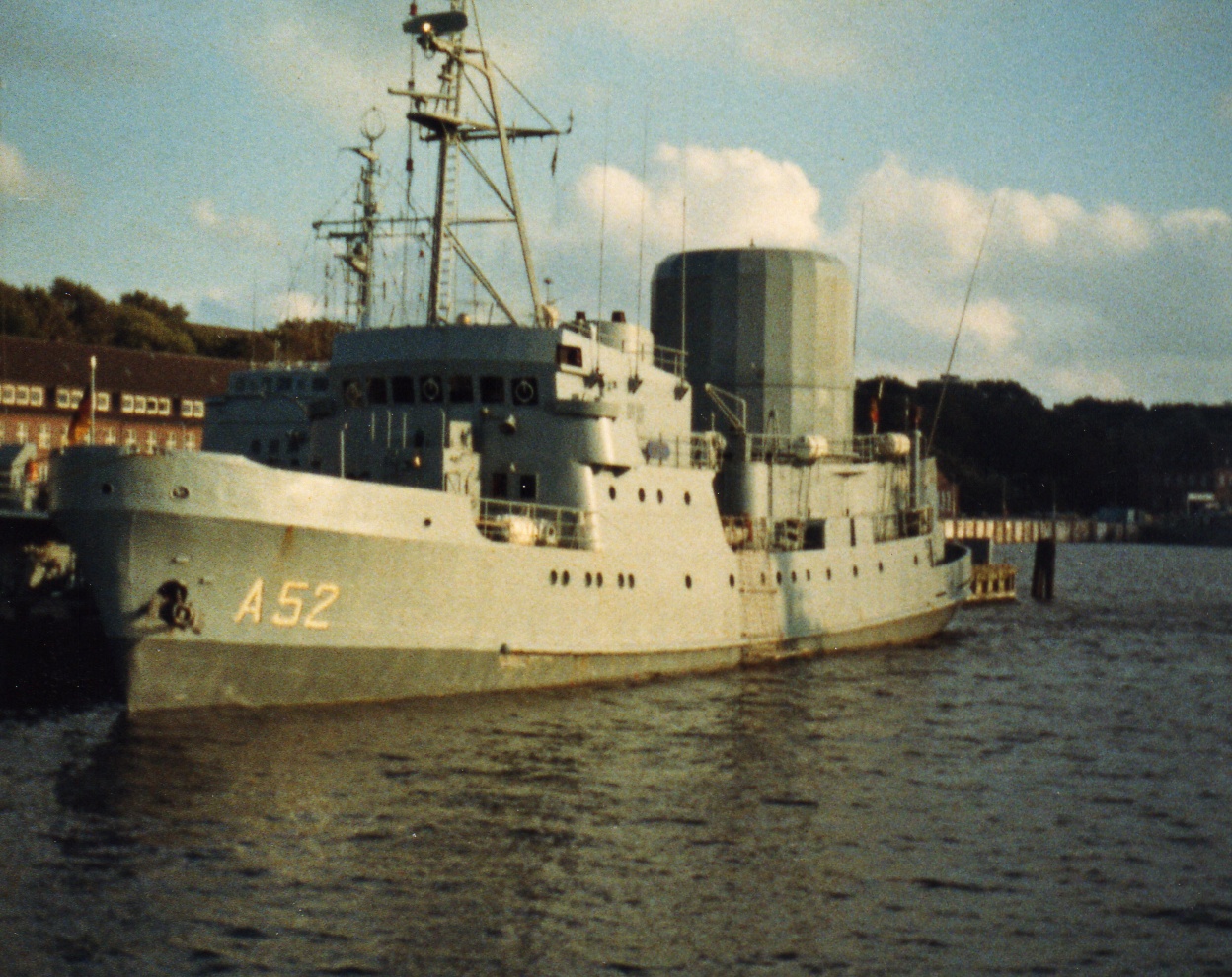 Flottendienstgeschwader Messboot Oste A52 die Erste 1980 Foto & Bild ...