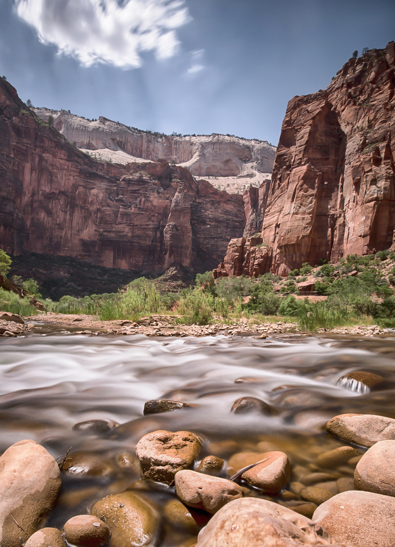 Flussbett Foto & Bild | north america, united states, national parks ...