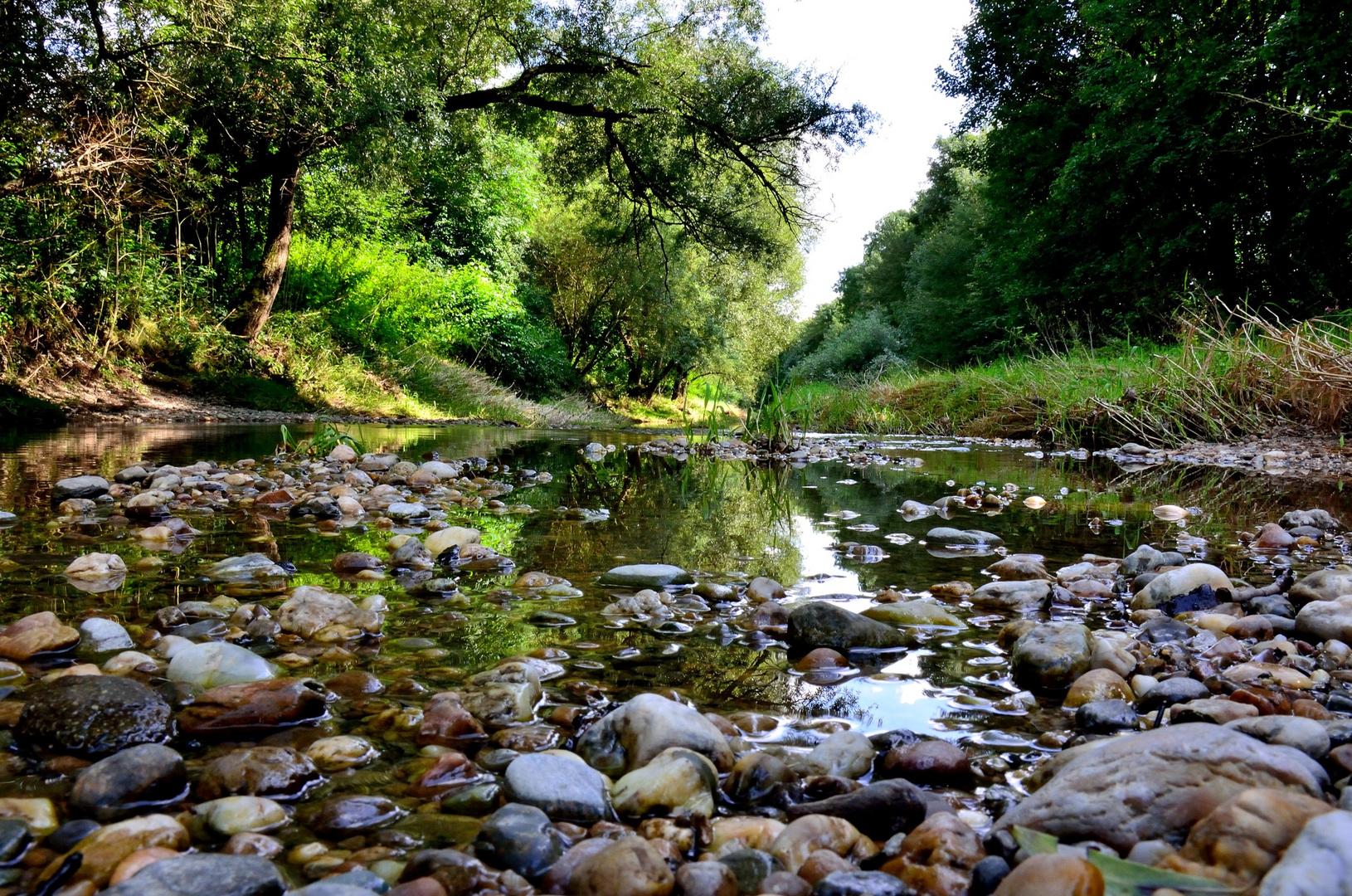 Flussbett Foto & Bild | natur, landscape, landschaft Bilder auf ...