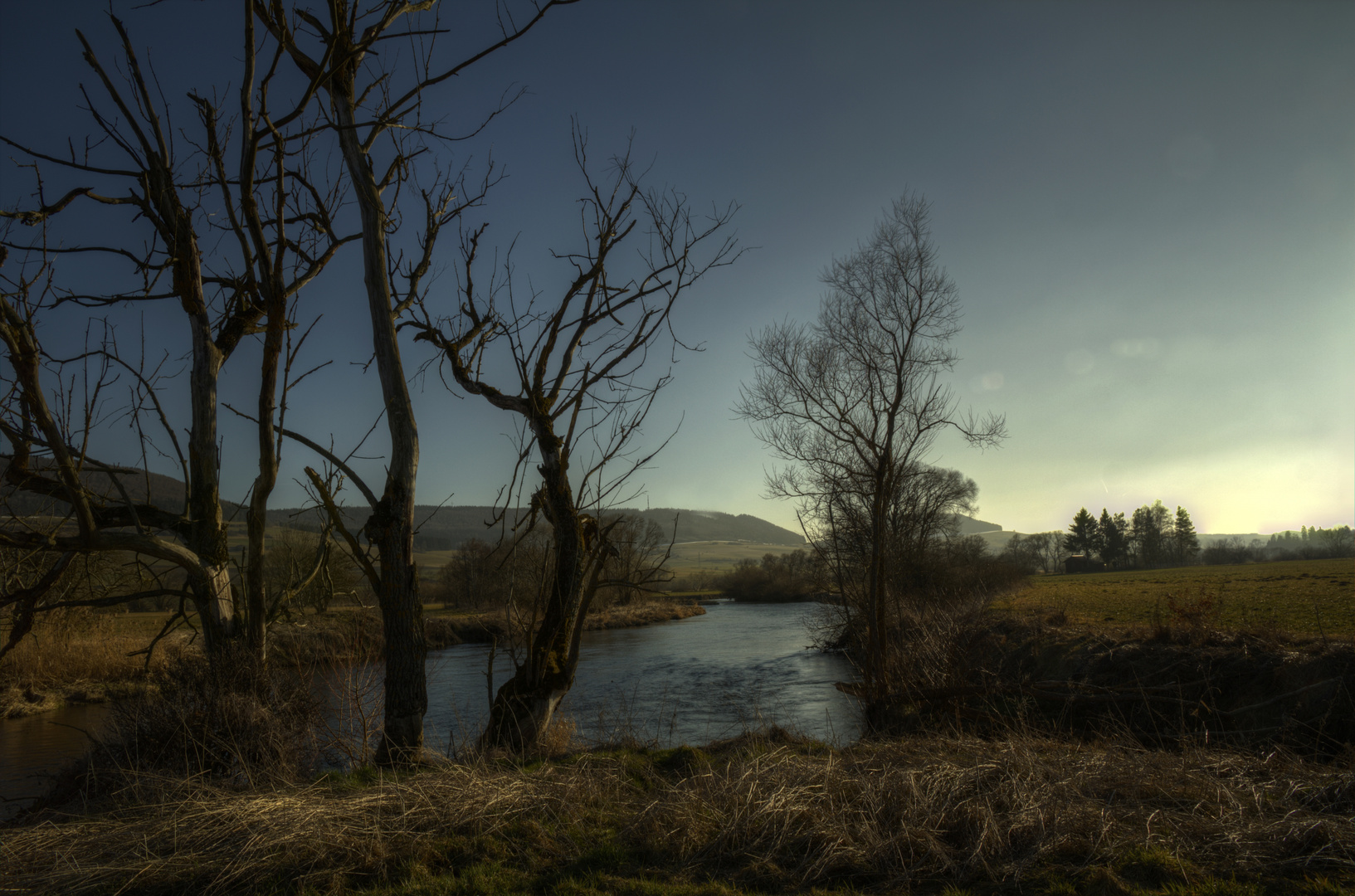 Flusslandschaft Foto & Bild | landschaft, bach, fluss & see, flüsse und ...