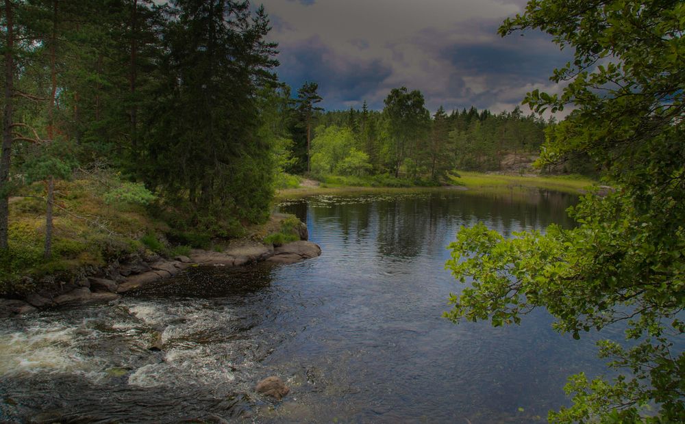 Flusslandschaft in Schweden. Foto & Bild | landschaft, bach, fluss & see, natur Bilder auf ...