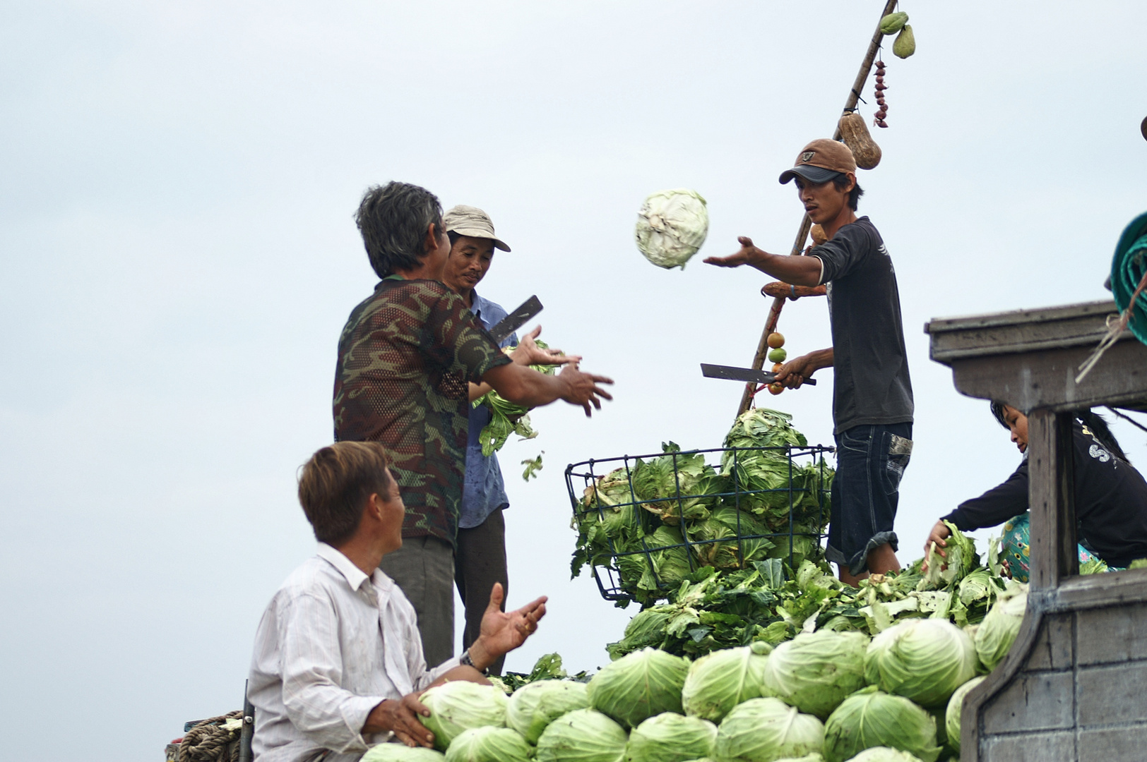 flying cabbage Foto & Bild | erwachsene menschen, asia, vietnam Bilder ...