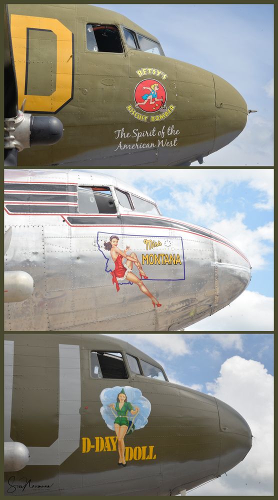 Flying Pin-Up Girls Foto & Bild | luftfahrt, fotokunst, oldtimer ...