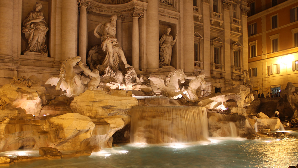Fontana de Trevi - Atardecer Imagen & Foto | europe, italy, vatican ...