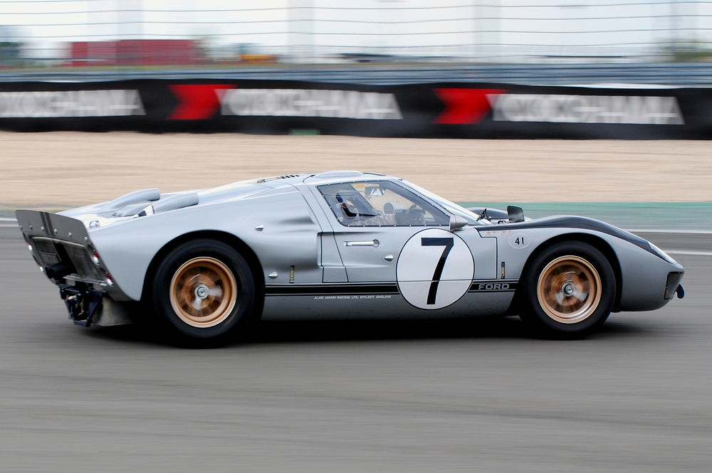 Ford GT40 MkII 1966 24h Le Mans Alan Mann Racing #7 Hill / Muir Foto ...