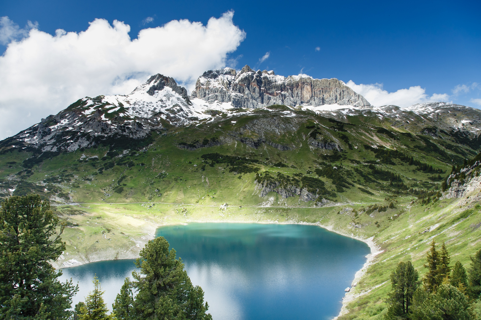 Formarinsee Foto & Bild | landschaft, berge, gipfel und grate Bilder ...