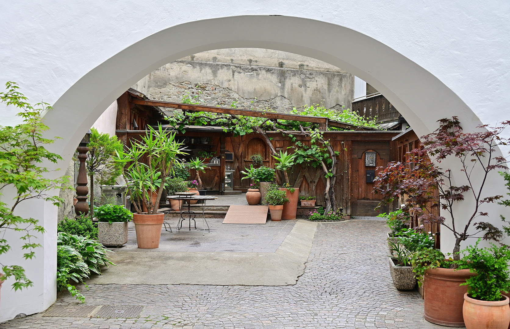 Fotowettbewerb 2022. Innenhof, begrünt, gemütlich, einladend Foto ...