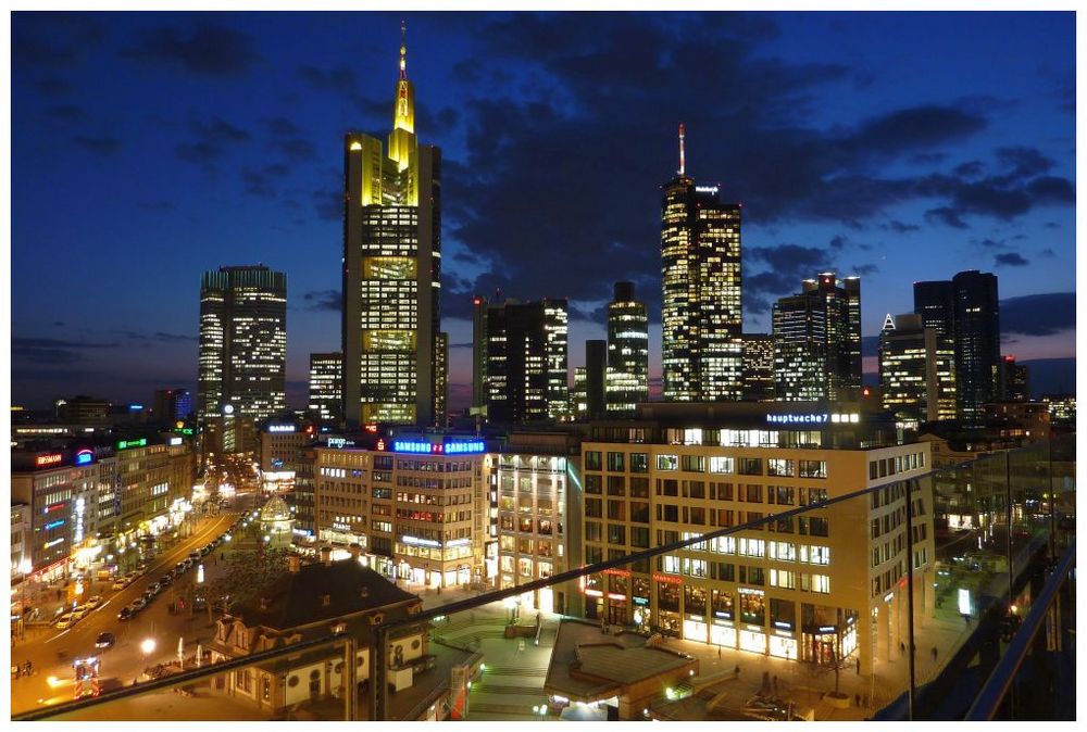 Frankfurt - Blick von der Zeil-Galerie Foto & Bild | deutschland ...