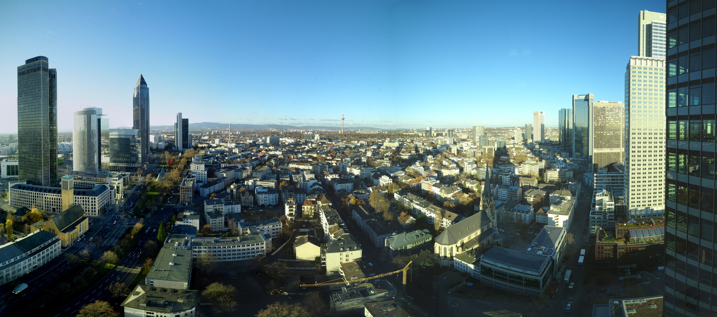 Frankfurt Panorama Westend Foto & Bild | panorama, frankfurt, skyline ...