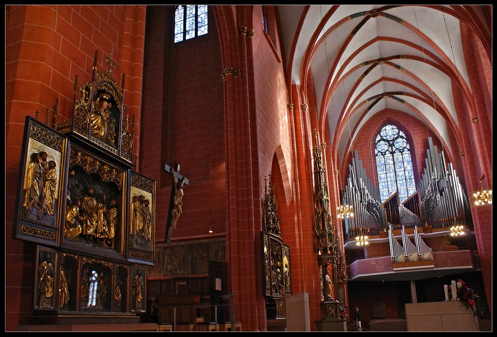 Frankfurter Dom HDR Foto & Bild | architektur, sakralbauten, innenansichten kirchen Bilder auf ...