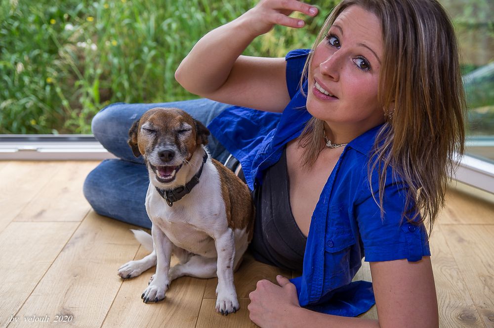 Frau Und Hund 31 Foto And Bild Erwachsene Menschen Portrait Portrait