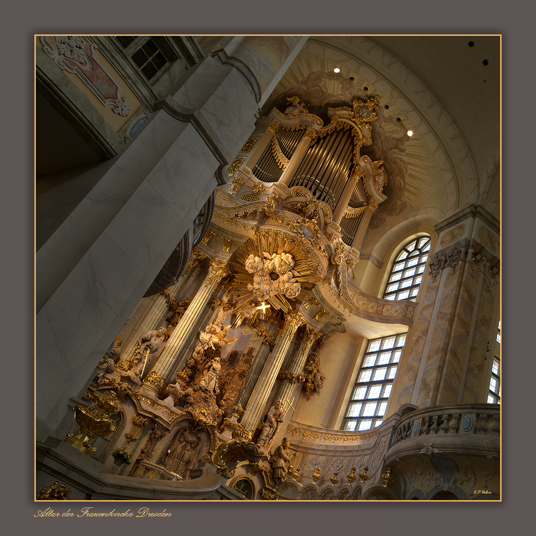 Frauenkirche Dresden - Altar Foto & Bild | art, architektur, sakralbauten Bilder auf fotocommunity
