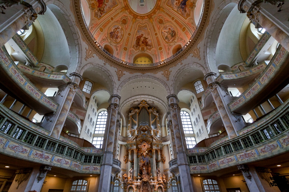 [ Frauenkirche Dresden ] Foto & Bild | architektur, sakralbauten, innenansichten kirchen Bilder ...