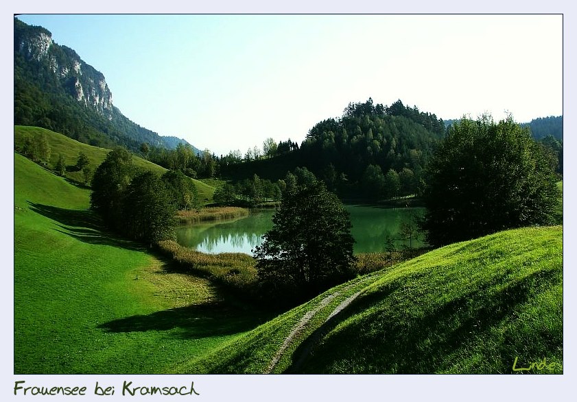 Frauensee bei Kramsach/Tirol Foto & Bild | landschaft, bach, fluss ...