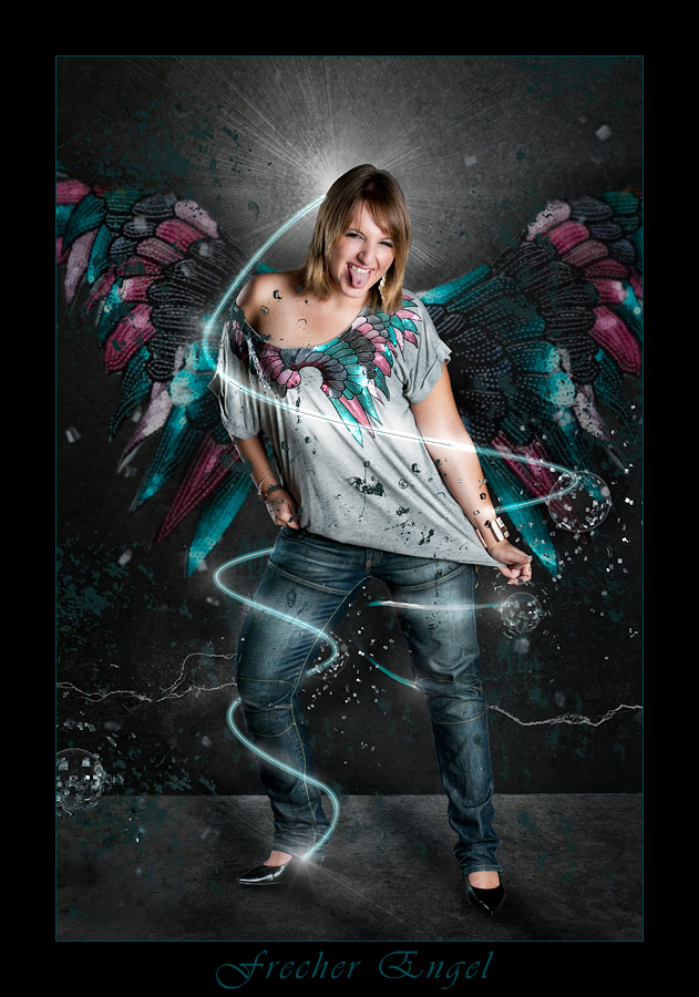 Frecher Engel Foto & Bild | fotomontage, composing , digiart Bilder auf ...