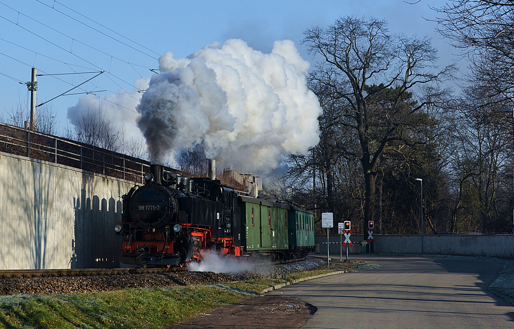 Freital-Hainsberg in der Morgensonne Foto & Bild | historische ...