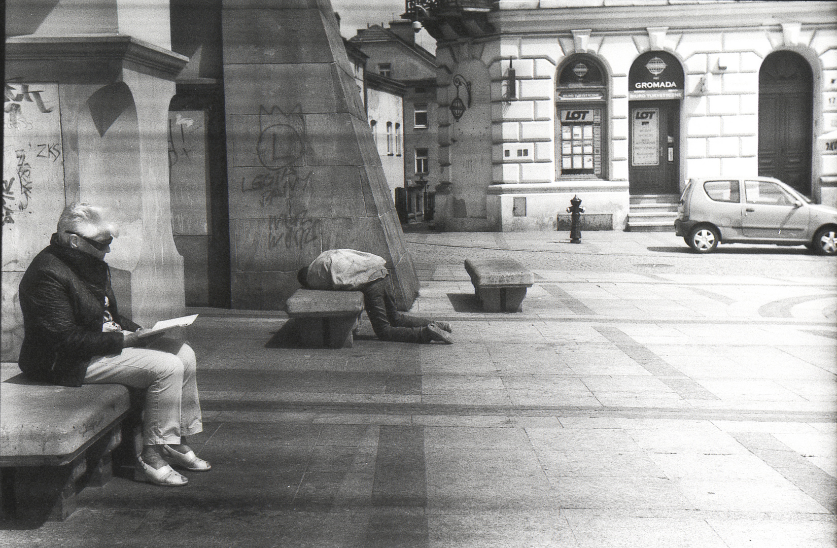 Freizeitphilosophien Foto & Bild | streetfotografie mit menschen, kommunikation; grafik; szenen ...