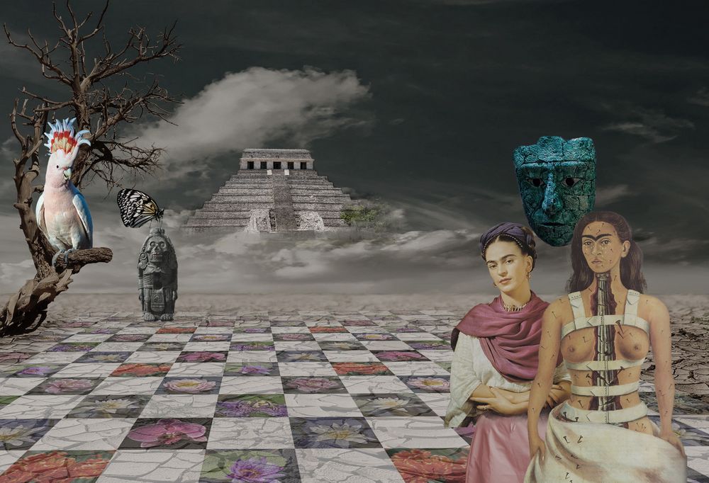 frida douleur Foto & Bild | fotomontage, composing , digiart Bilder auf fotocommunity