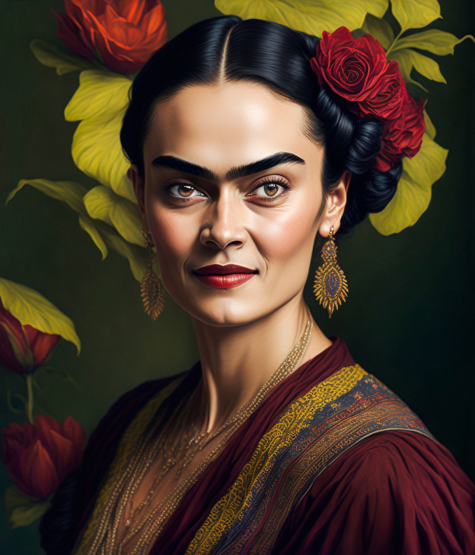 Frida Kahlo-2 Foto & Bild | portrait, digiart, menschen Bilder auf ...