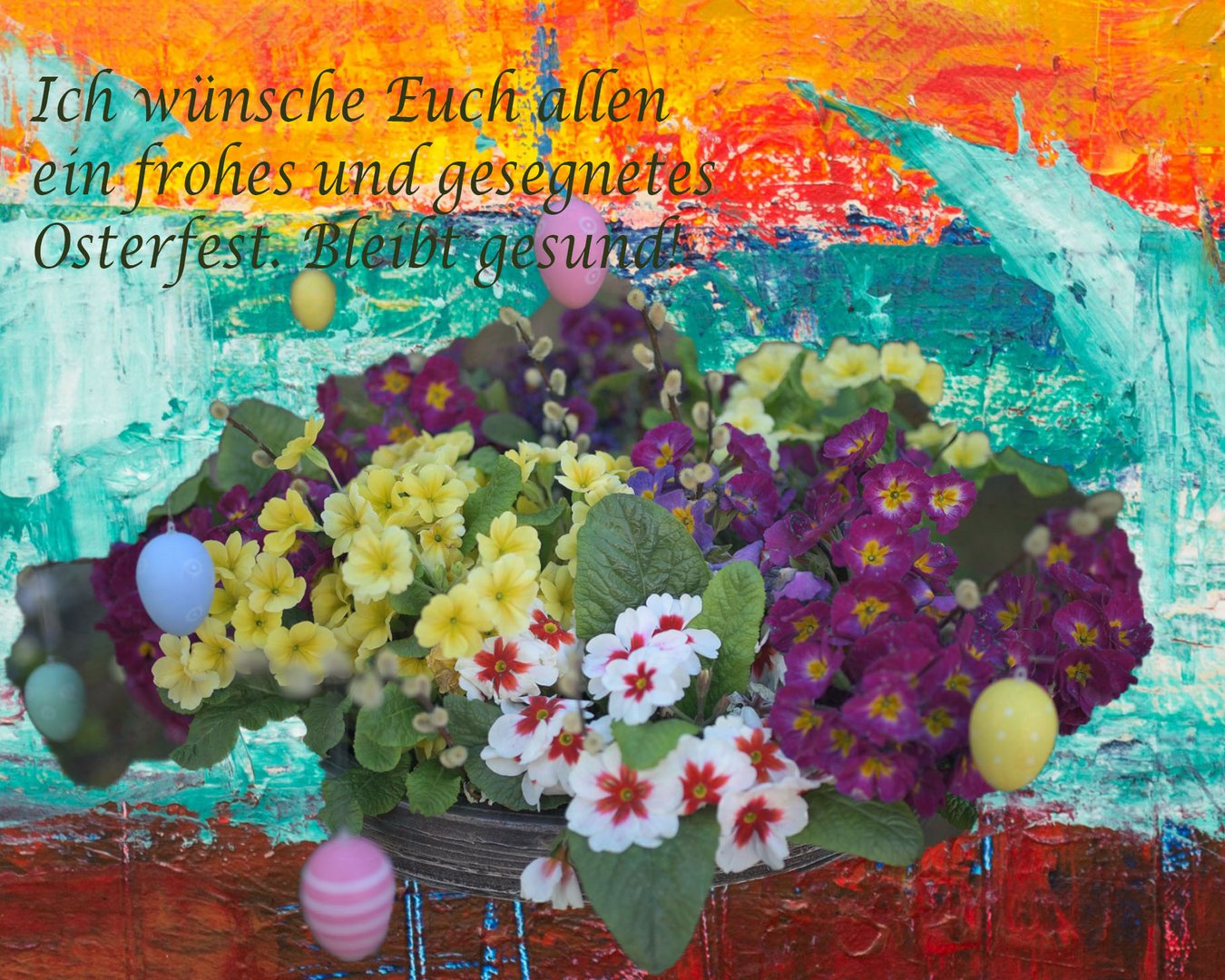Frohe Ostern Foto And Bild Kunstfotografie And Kultur Fotomontage