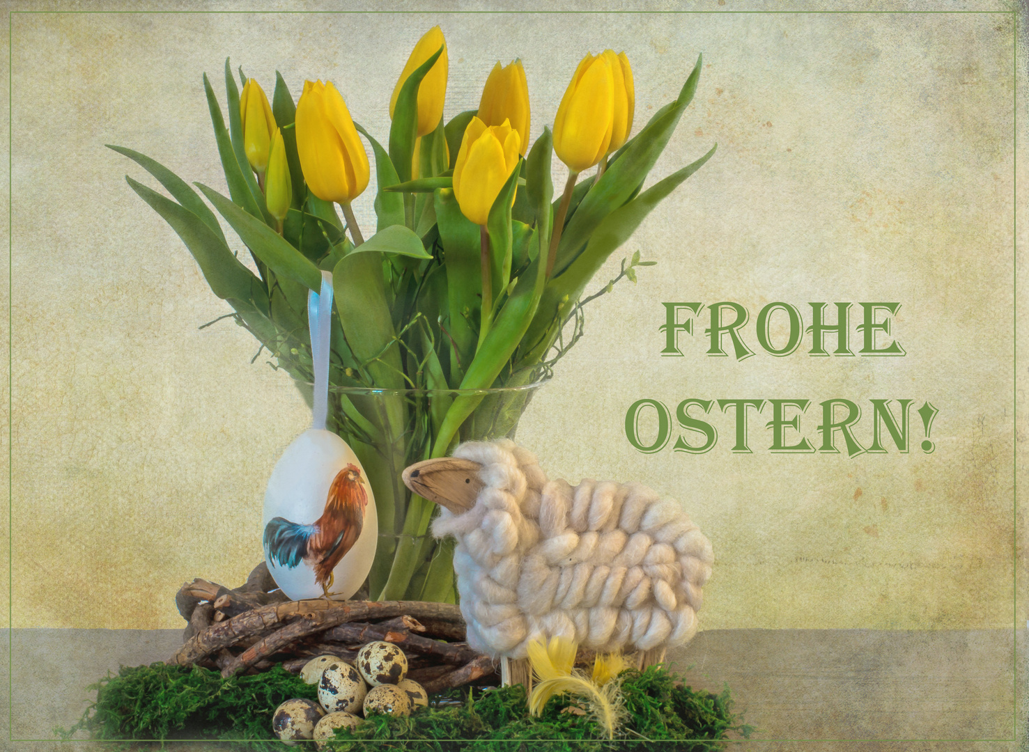 Frohe Ostern Foto And Bild Stillleben Fotomontage Karten Und