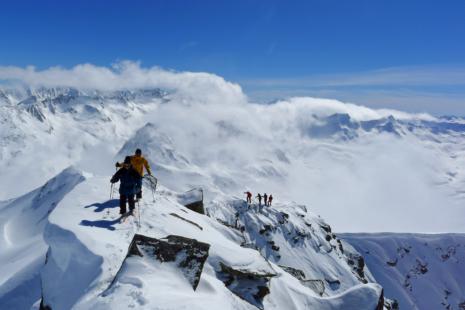 Ganz oben Foto & Bild | landschaft, berge, gipfel und grate Bilder auf ...