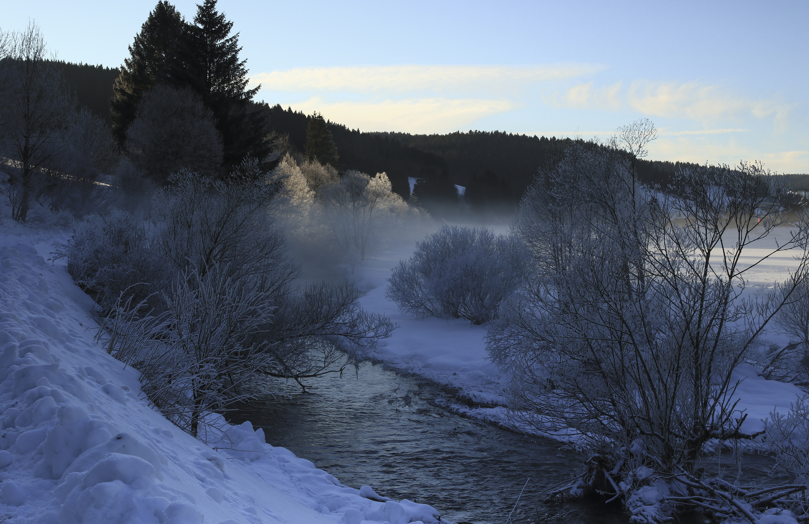 Ganz schön frostig. Foto & Bild | landschaft, bach, fluss & see, schnee ...