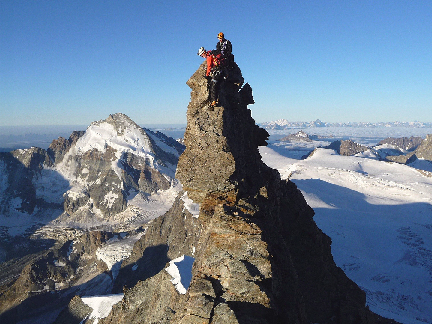 Ganz schön schmal ?! Foto & Bild | landschaft, berge, gipfel und grate ...