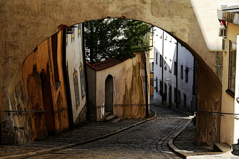 Gasse in Passau Foto & Bild | architektur, stadtlandschaft, historisches Bilder auf fotocommunity