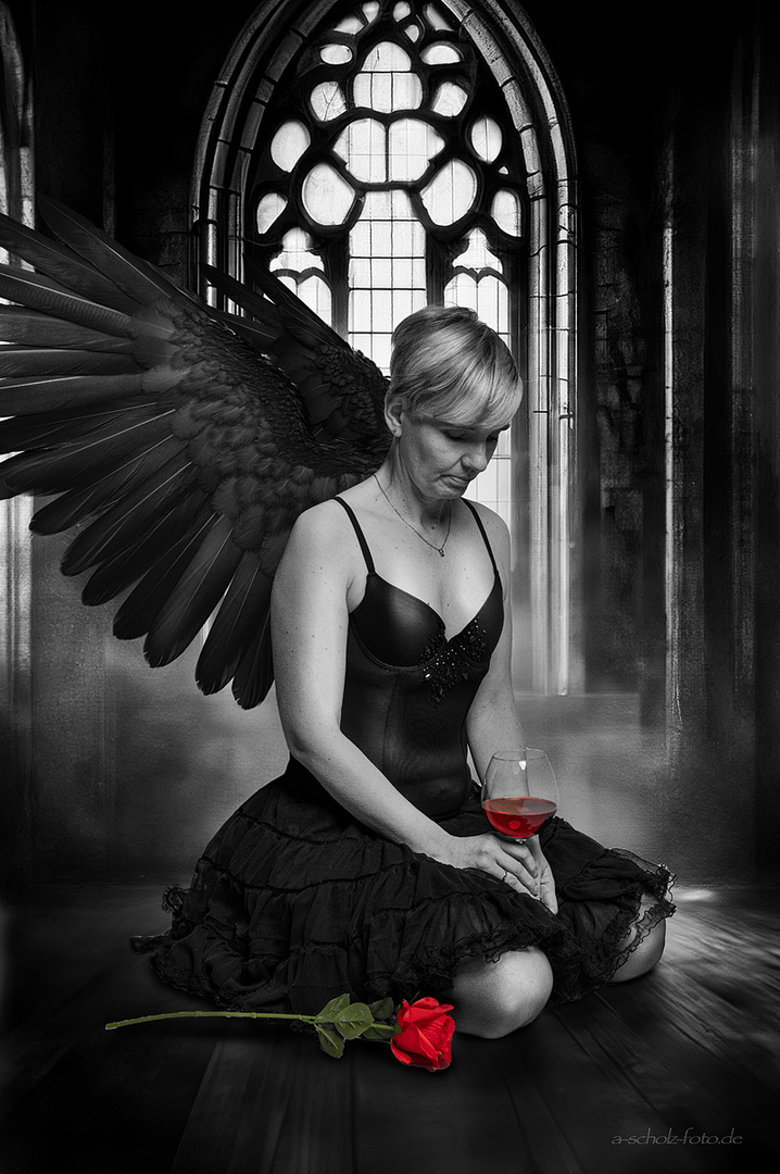gefallener Engel V von Andreas Scholz Foto & Bild | szene, fantasy, menschen Bilder auf ...