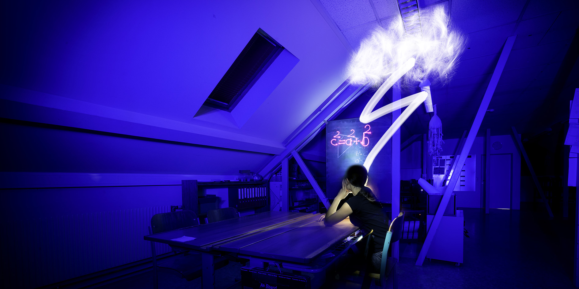 Geistesblitz Foto & Bild | art, spezial, blau Bilder auf fotocommunity