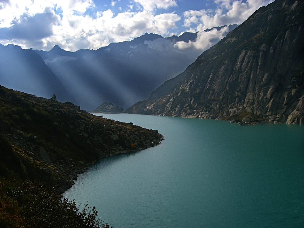 Gelmer Stausee Foto & Bild | landschaft, berge, natur Bilder auf ...