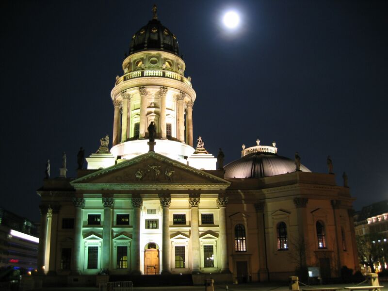 Gendarmenmarkt bei Nacht Foto & Bild | deutschland, europe, berlin ...