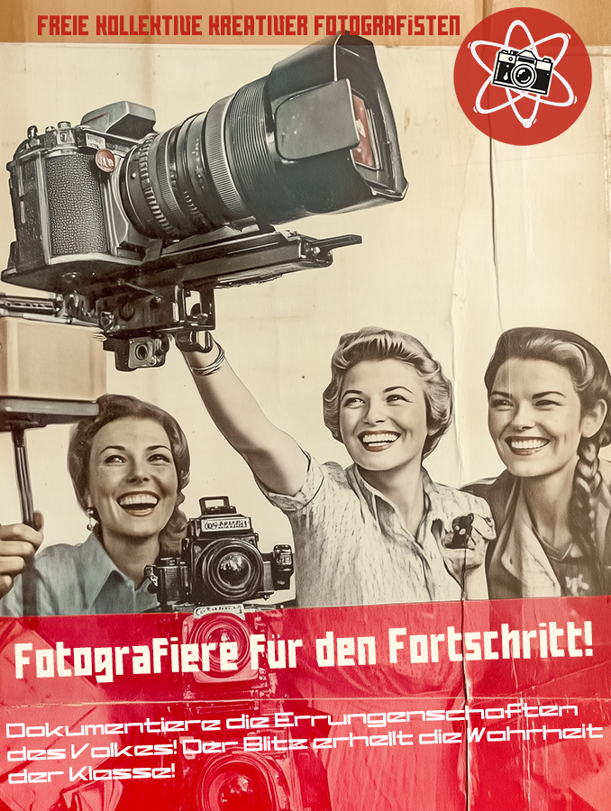 Genossinnen und Genossen, Fotografisten! Foto & Bild | ki - montagen, prompterei, fun Bilder auf ...