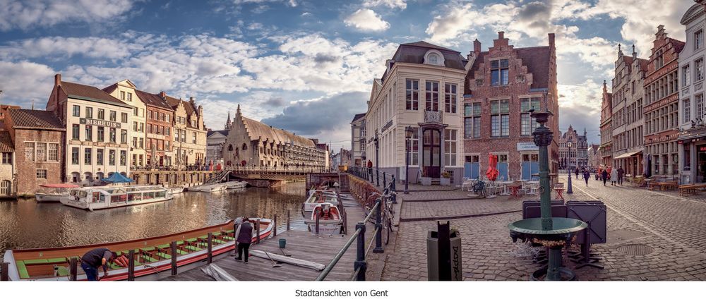 Gent Cityscape Foto & Bild | architektur, europe, benelux Bilder auf ...
