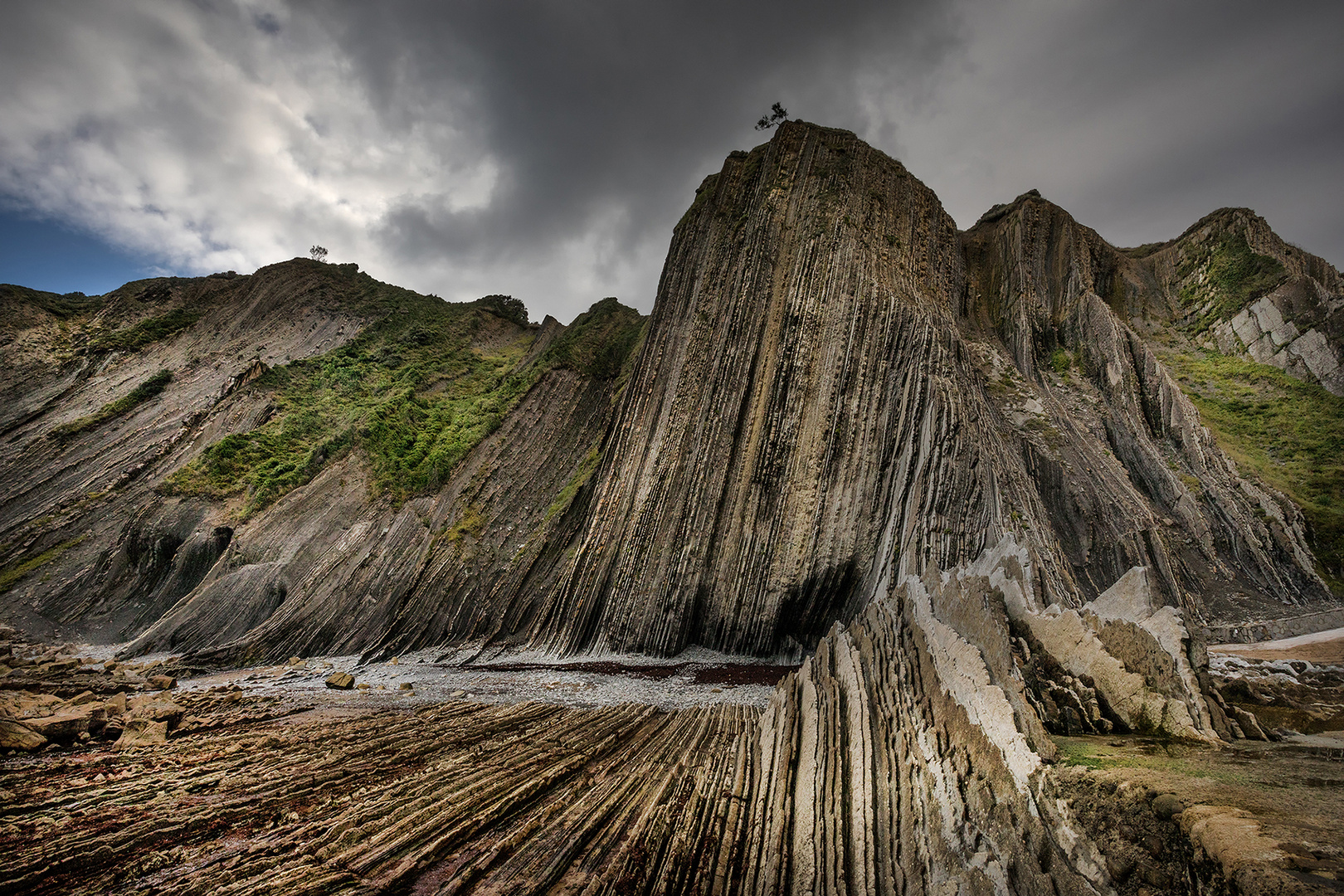 Geologie vom Feinsten Foto & Bild | steilküste, meer, natur Bilder auf ...