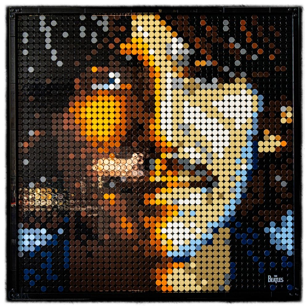 George Harrison in "LEGO ART", des Rätsels Lösung! Foto & Bild ...