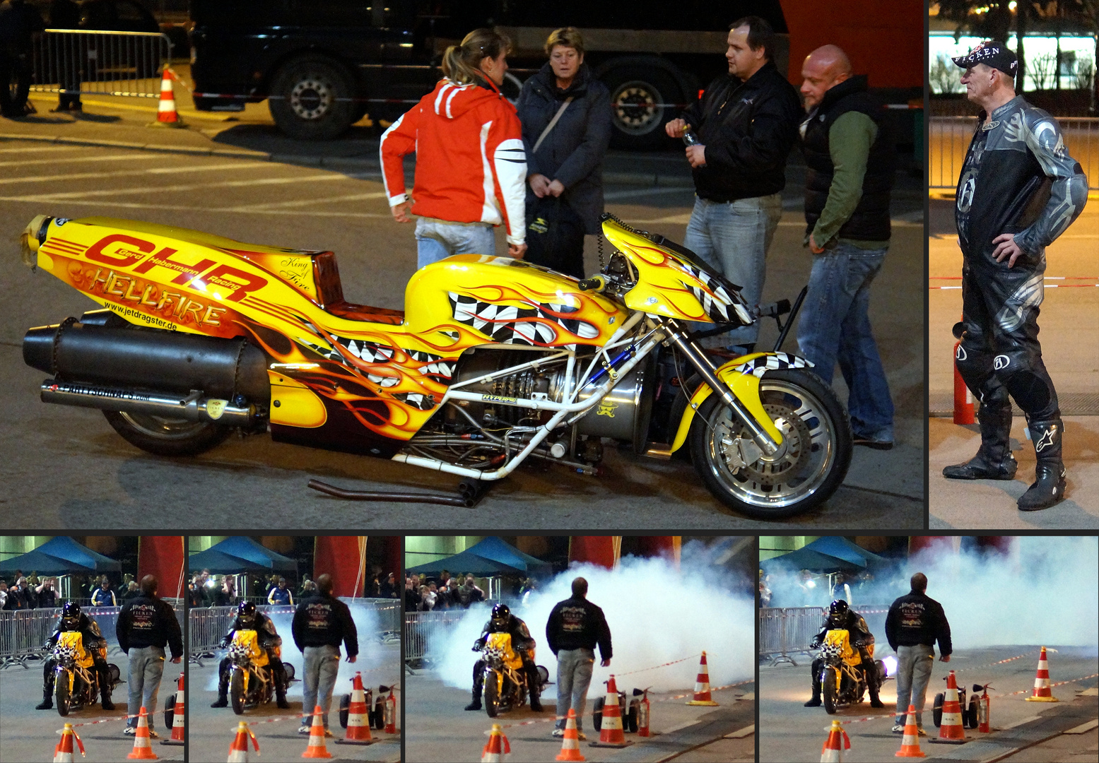 Gerd Habermann und sein Hellfire Jet Dragster Foto & Bild | sport ...
