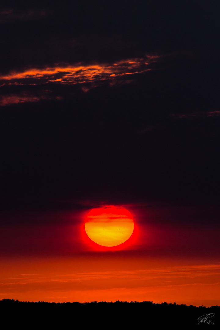 .german sunset. Foto & Bild | sonnenuntergänge, himmel & universum ...