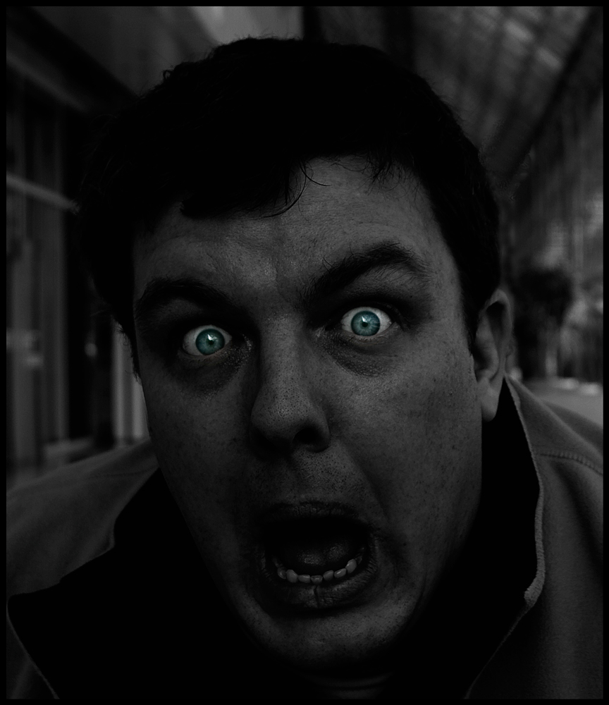 geschockt und völlig durchgeknallt Foto & Bild | portrait ...